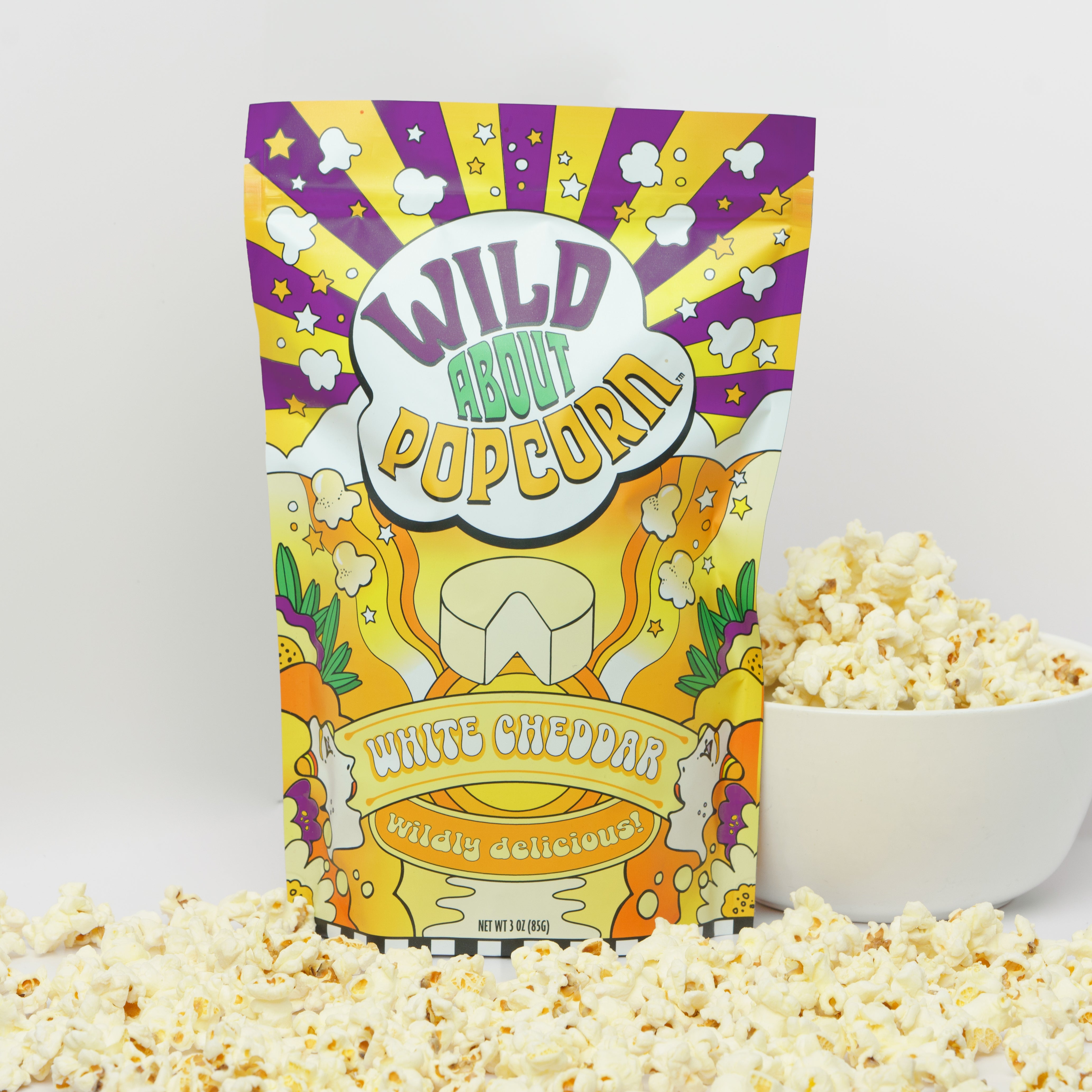 White Cheddar – Wild About Popcorn