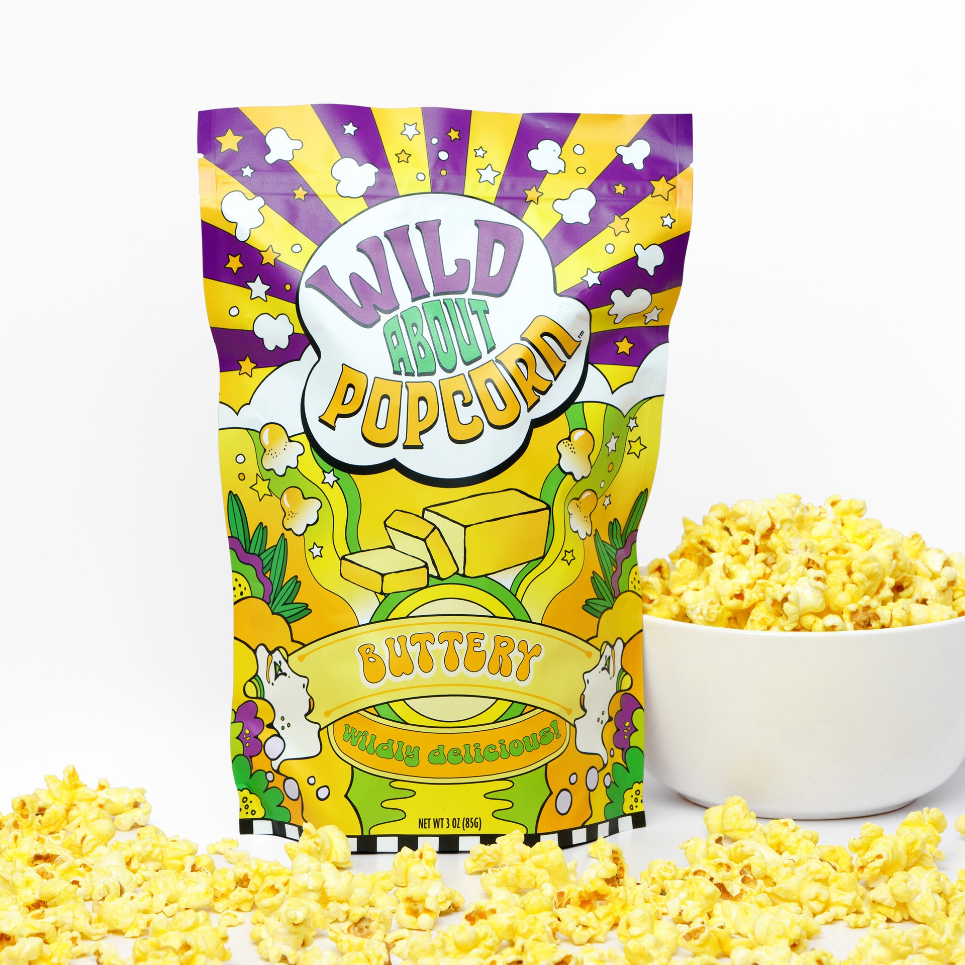 Individual Pouches – Wild About Popcorn